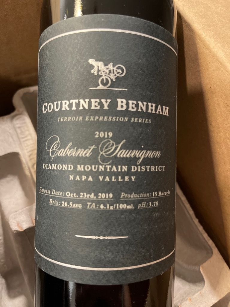 2019 Courtney Benham Cabernet Sauvignon Diamond Mountain, USA ...