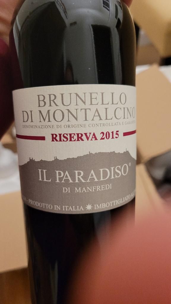 2015 Il Paradiso (Manfredi) Brunello di Montalcino Riserva, Italy ...