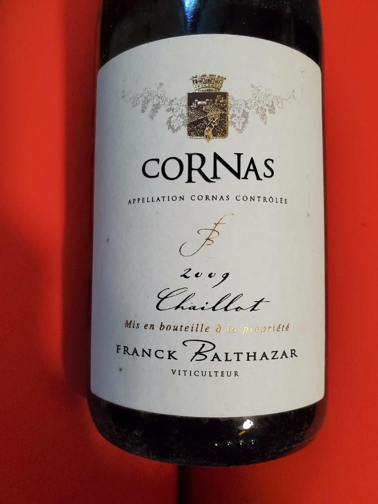 2008 Franck Balthazar Cornas, France, Rhône, Northern Rhône, Cornas ...