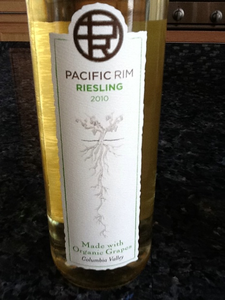 2010 Pacific Rim Riesling Organic Riesling, USA, Washington, Columbia ...