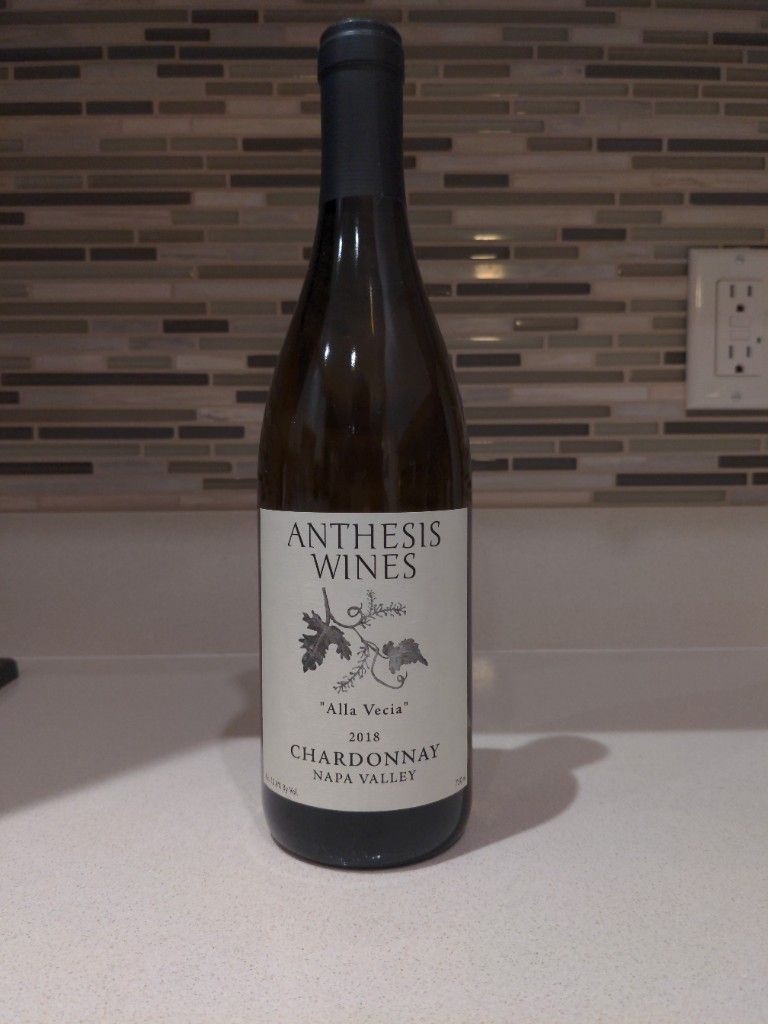 2018 Anthesis Wines Chardonnay Alla Vecia, USA, California, Napa Valley ...