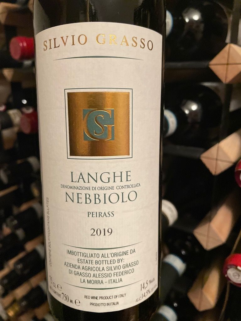 2019 Silvio Grasso Langhe Nebbiolo Peirass, Italy, Piedmont, Langhe ...