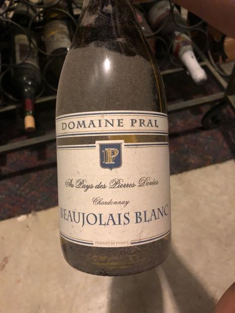 2016 Domaine Pral Beaujolais Blanc, France, Burgundy, Beaujolais ...