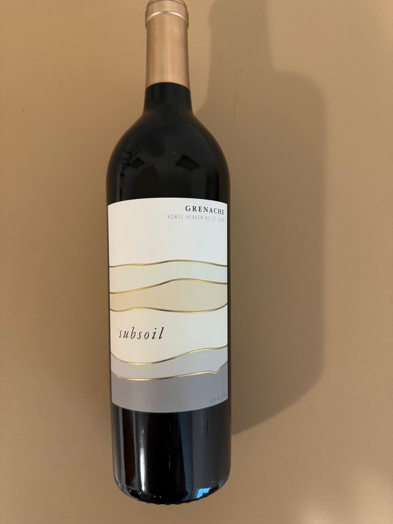 2018 Subsoil Grenache, USA, Washington, Columbia Valley, Horse Heaven ...