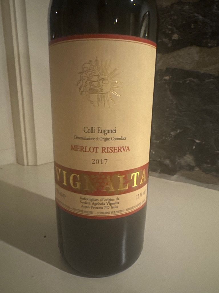 2017 Vignalta Colli Euganei Merlot Riserva, Italy, Veneto, Colli ...