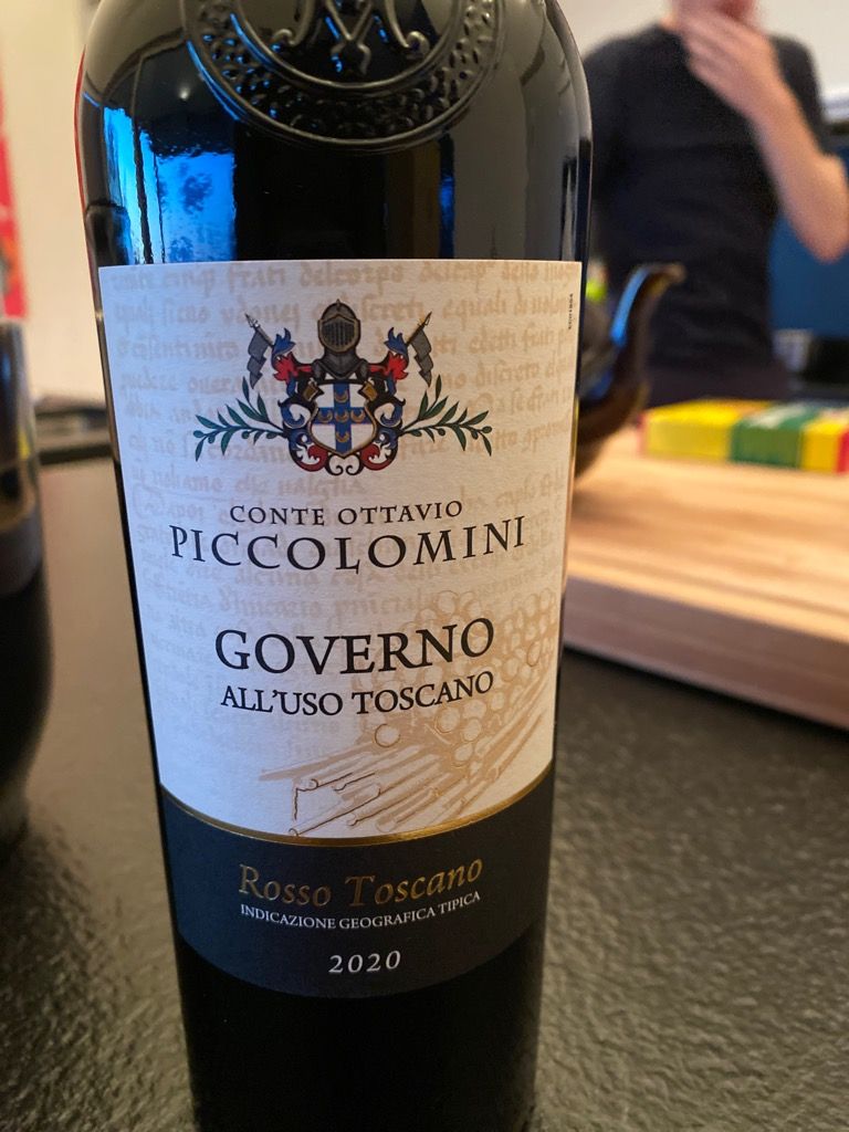 2020 Conte Ottavio Piccolomini d'Aragona Governo all'uso Toscano, Italy ...