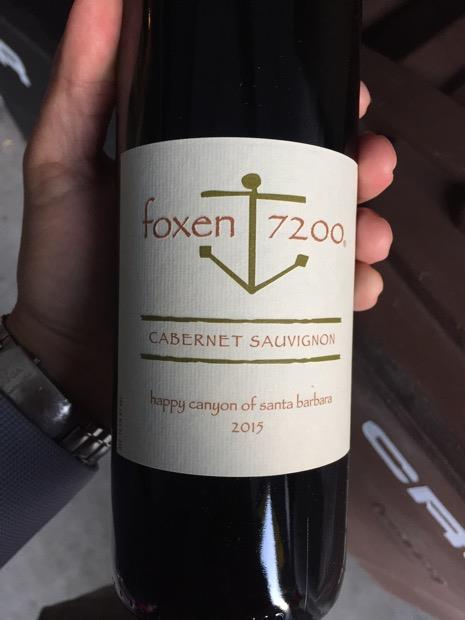 2018 Foxen Cabernet Sauvignon 7200 Happy Canyon of Santa Barbara, USA ...