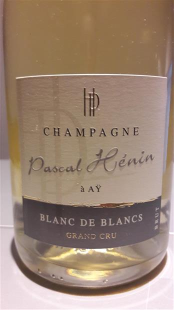 NV Pascal Henin Champagne Grand Cru Blanc de Blancs Brut, France ...