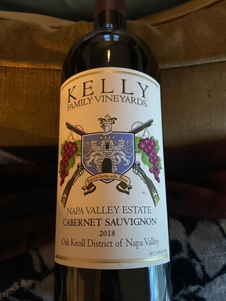 2019 Kelly Family Cabernet Sauvignon Oak Knoll District, USA ...