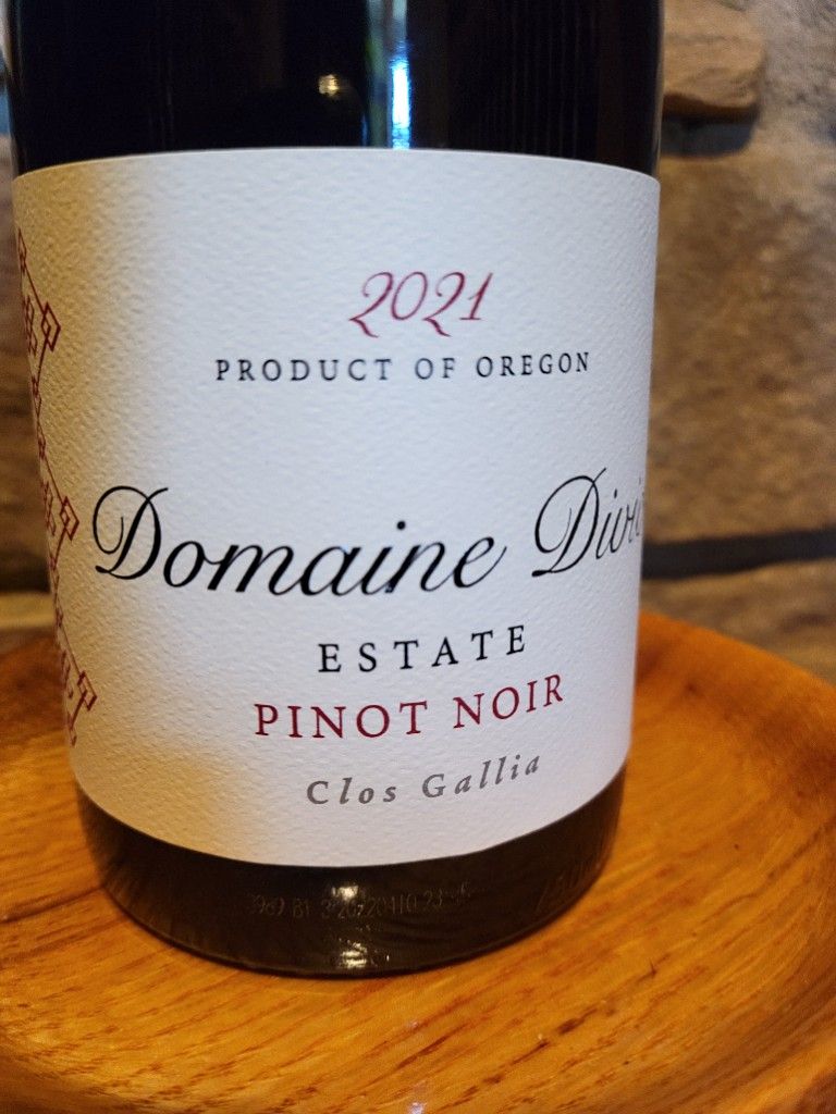 2022 Domaine Divio Pinot Noir Clos Gallia Estate, USA, Oregon ...