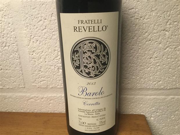 2011 Fratelli Revello Barolo Cerretta, Italy, Piedmont, Langhe, Barolo ...