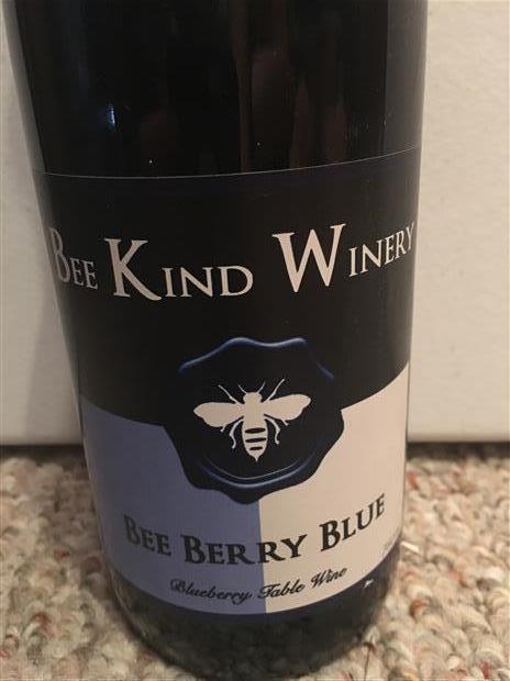 NV Bee Kind Winery Blueberry Bee Berry Blue, USA, Pennsylvania ...