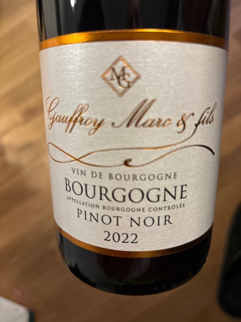2021 Domaine Gauffroy Bourgogne, France, Burgundy, Bourgogne ...