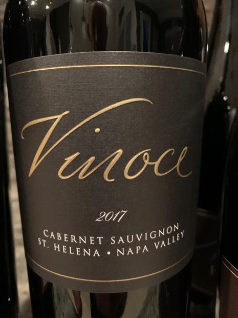 2017 Vinoce Cabernet Sauvignon St. Helena, USA, California, Napa Valley ...