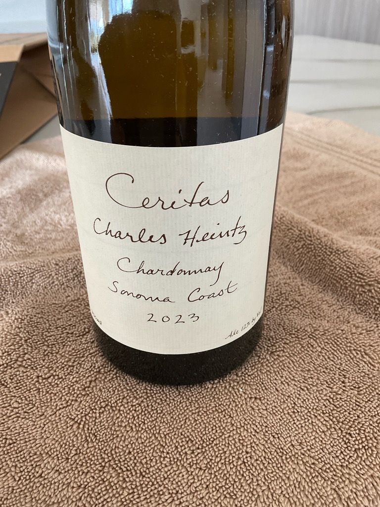 2023 Ceritas Chardonnay Charles Heintz Vineyard, USA, California ...
