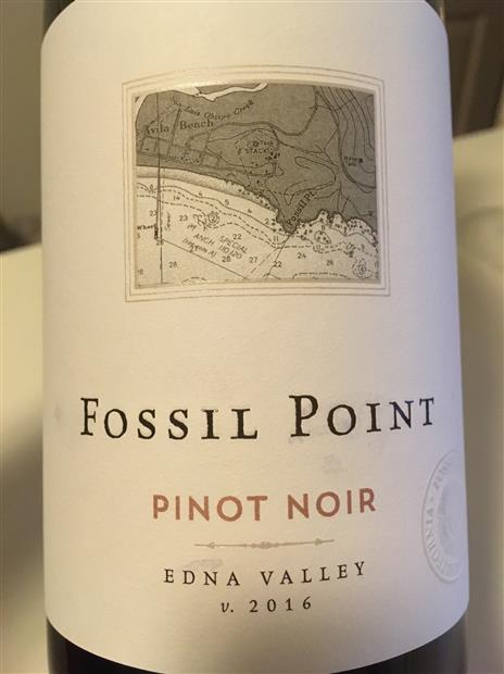 2016 Fossil Point Wines Pinot Noir, USA, California, Central Coast ...
