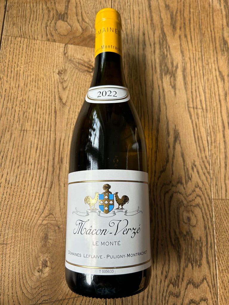 2022 Domaine Leflaive Mâcon-Verzé Le Monte, France, Burgundy, Mâconnais ...