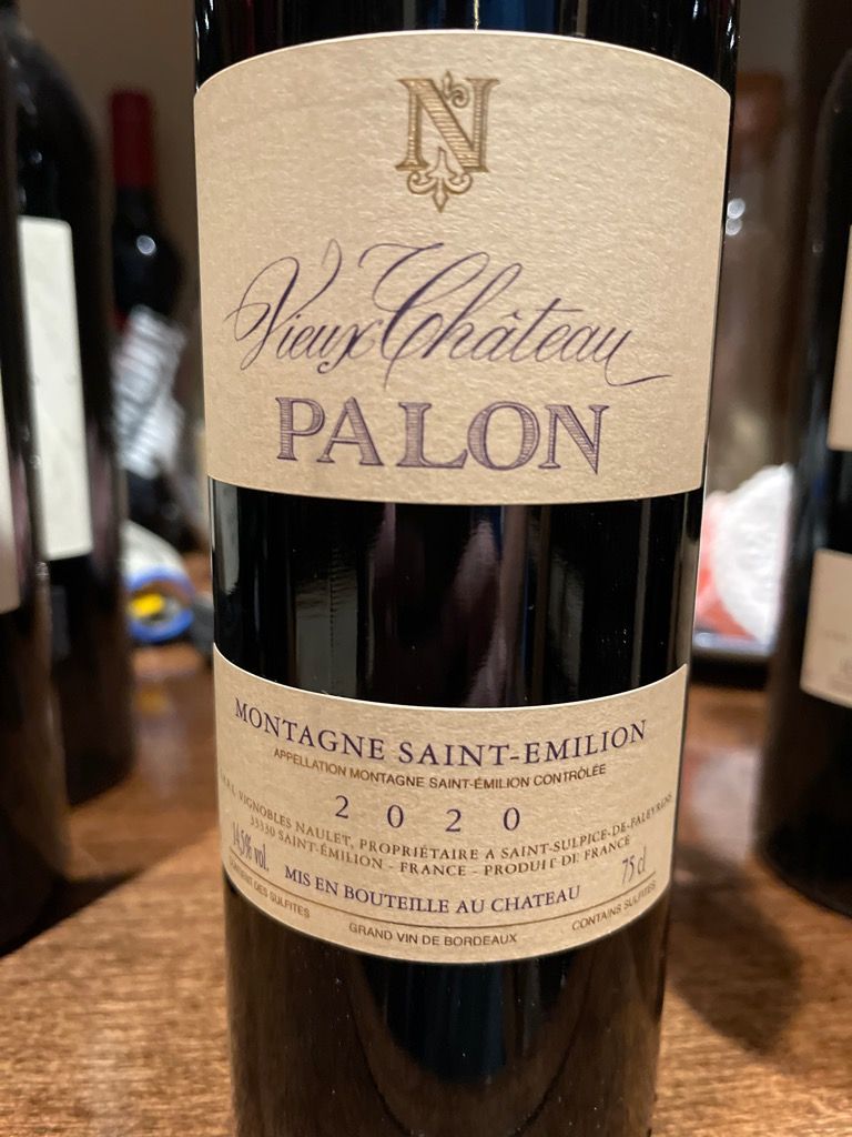 2023 Vieux Château Palon, France, Bordeaux, Libournais, Montagne-St ...