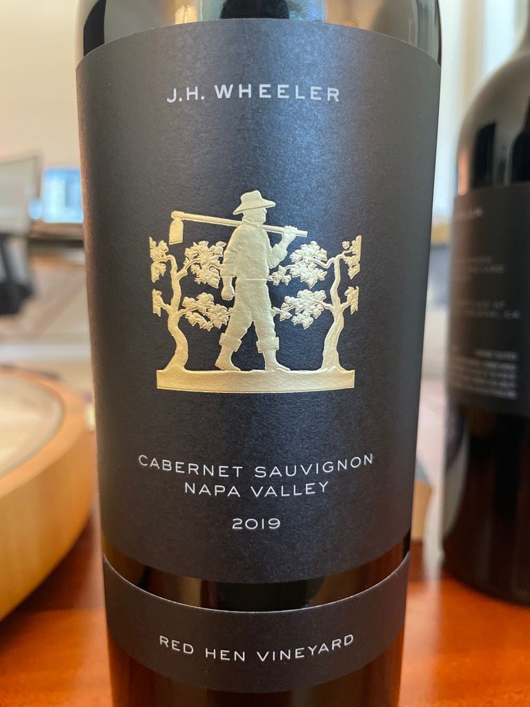 2019 J.H. Wheeler Cabernet Sauvignon Red Hen Vineyard, USA, California ...