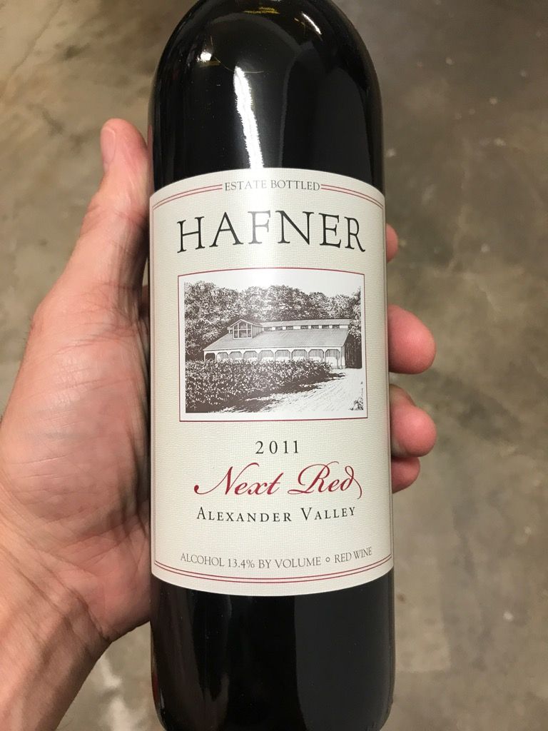 2011 Hafner Next Red, USA, California, Sonoma County, Alexander Valley ...