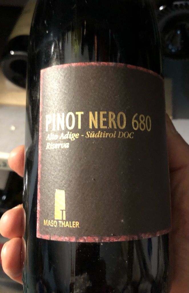 2018 Maso Thaler Pinot Nero 680 Riserva, Italy, Trentino-Alto Adige ...