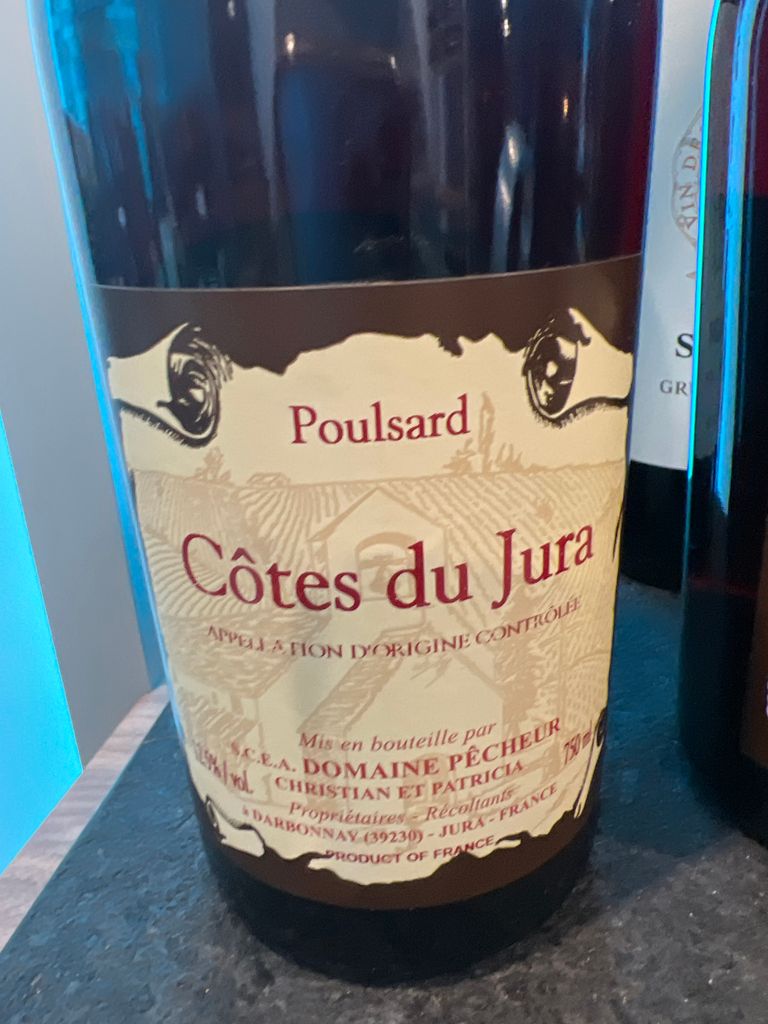 2020 Domaine Pêcheur Poulsard Côtes du Jura, France, Jura, Côtes du ...