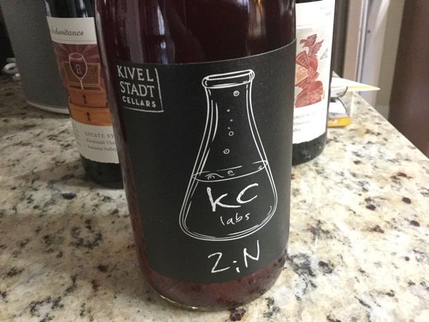2019 KivelStadt Cellars Zinfandel KC Labs Venturi, USA, California ...