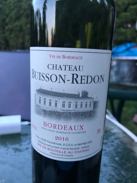2016 Château Buisson-Redon Bordeaux Blanc, France, Bordeaux - CellarTracker