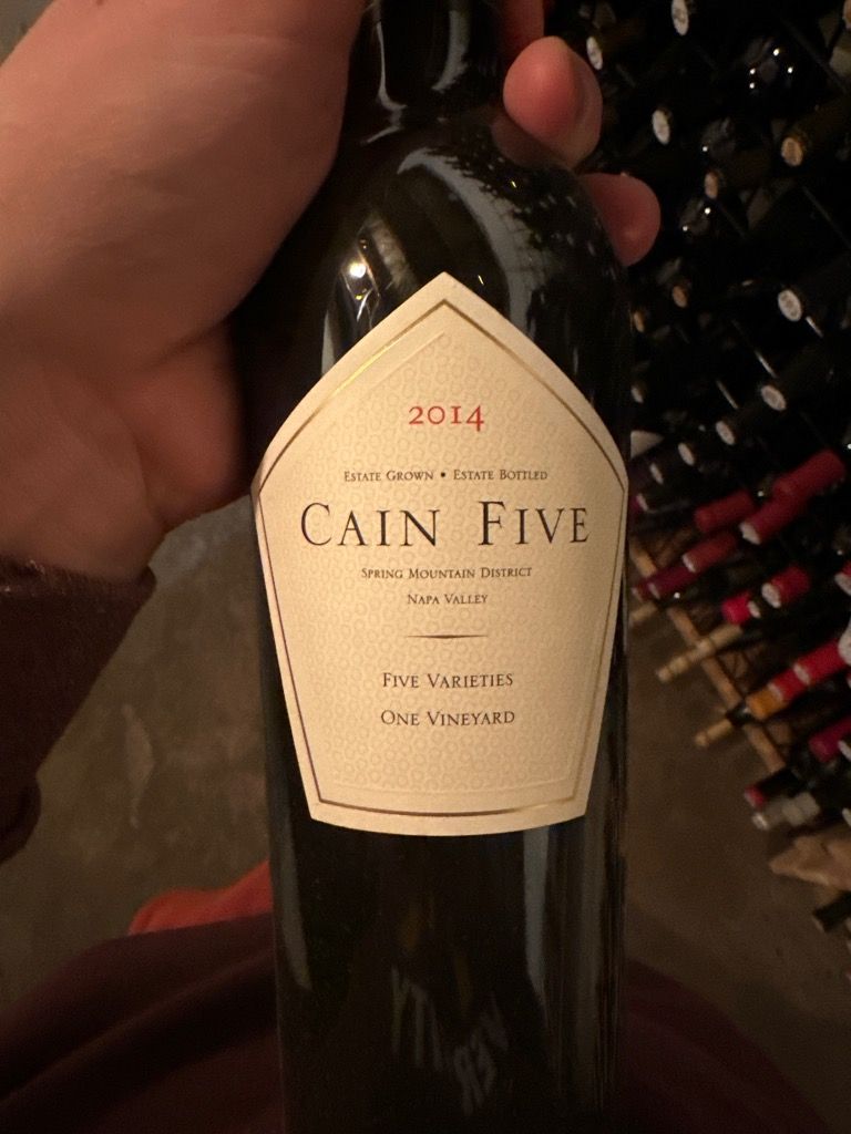 2006 Cain Five Auction Napa Valley 2019 Lot Cain Five Napa Spring ...