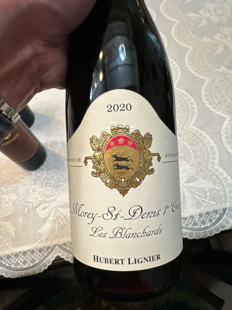2020 Hubert Lignier Morey St. Denis 1er Cru Les Blanchards, France ...