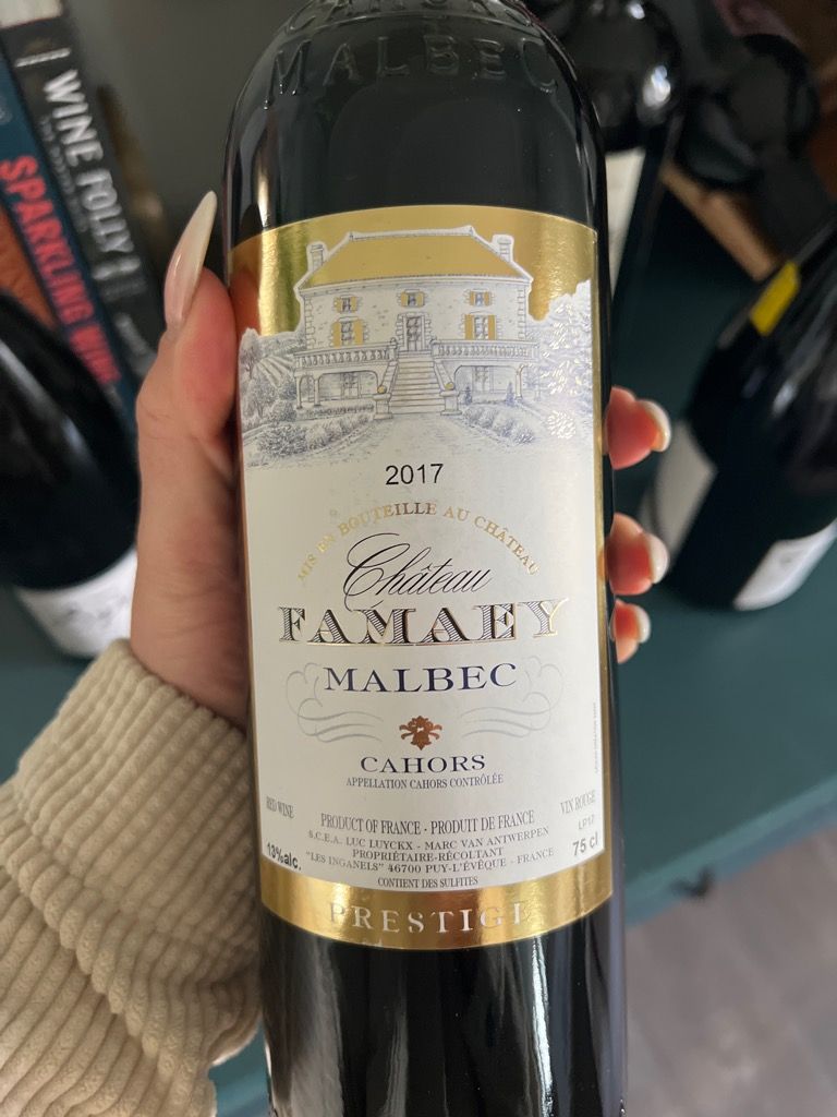 2016 Château Famaey Malbec Cahors Prestige, France, Southwest France ...