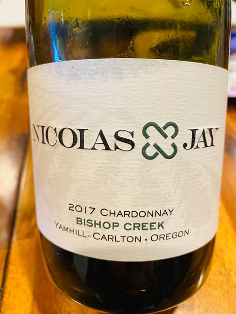 2017 Domaine Nicolas-Jay Chardonnay Bishop Creek, USA, Oregon ...
