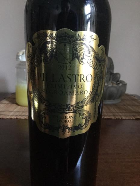 2012 Cantine Due Palme Pillastro Primitivo Negroamaro Selezione d'Oro ...