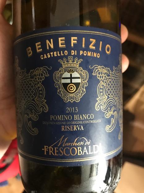 2013 Marchesi de' Frescobaldi Pomino Castello di Pomino Bianco Riserva ...