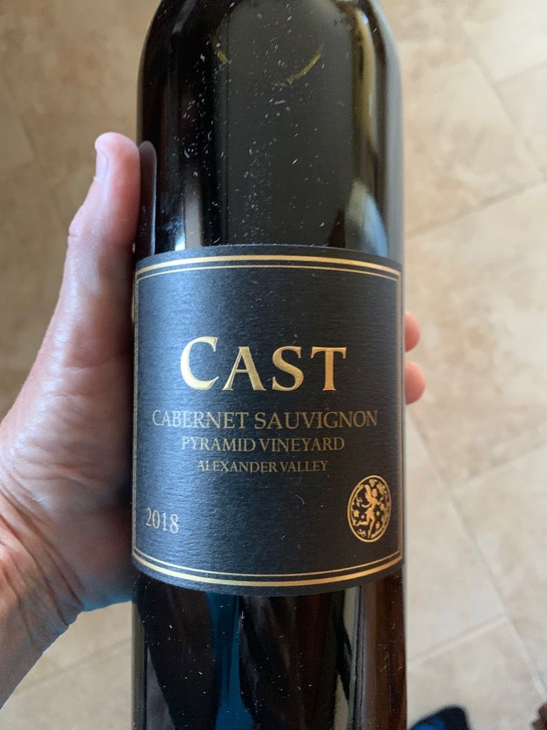 2018 Cast Wines Cabernet Sauvignon Pyramid Vineyard, USA, California ...