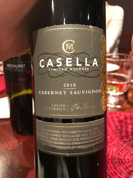 2010 Casella Wines Cabernet Sauvignon Limited Release, Australia, South ...