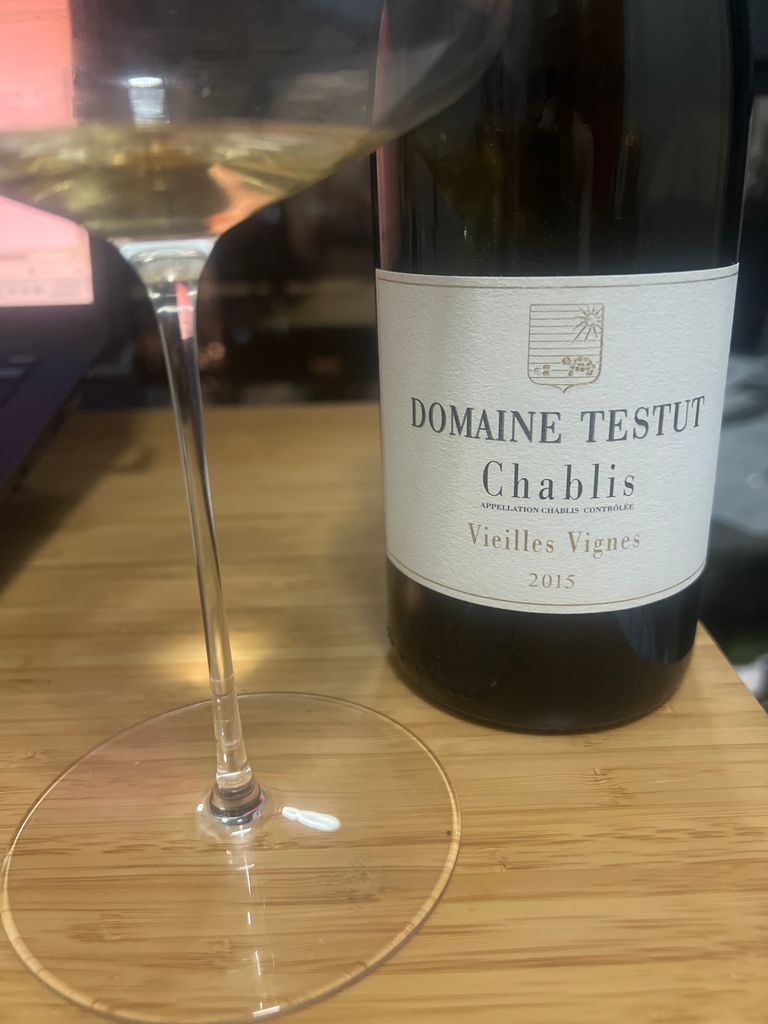 2015 Domaine Testut Chablis Vieilles Vignes, France, Burgundy, Chablis ...