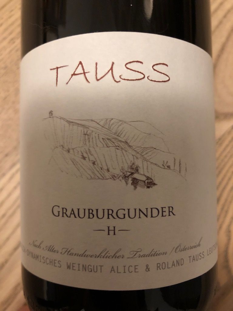 2020 Alice & Roland Tauss Grauburgunder Hohenegg, Austria, Styria ...