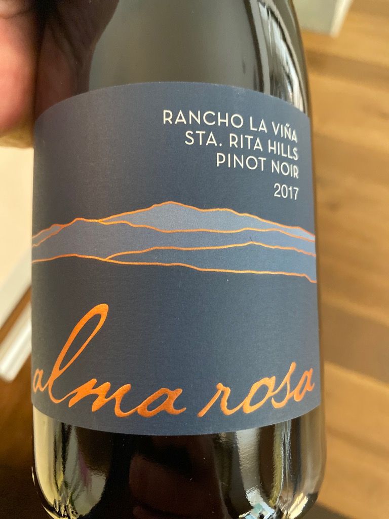 2017 Alma Rosa Pinot Noir Rancho la Viña Vineyard, USA, California ...