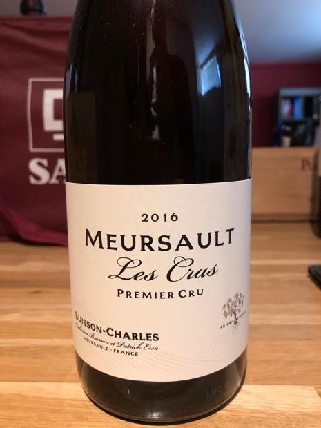 2016 Buisson-Charles Meursault 1er Cru Les Cras, France, Burgundy, Côte ...
