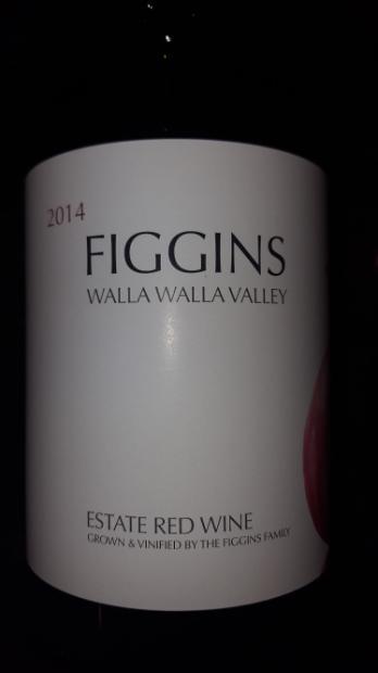 2014 Figgins Estate Red Wine, USA, Washington, Columbia Valley, Walla ...