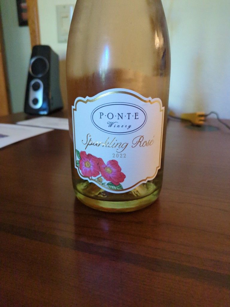 2022 Ponte Winery Sparkling Rosé, USA, California, South Coast ...