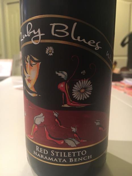 2013 Ruby Blues (Ruby Tuesday) Winery Red Stiletto, Canada, British ...