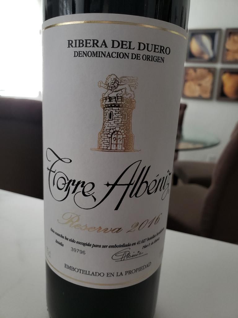 2016 Bodegas Peñalba López Ribera del Duero Torre Albéniz Reserva ...