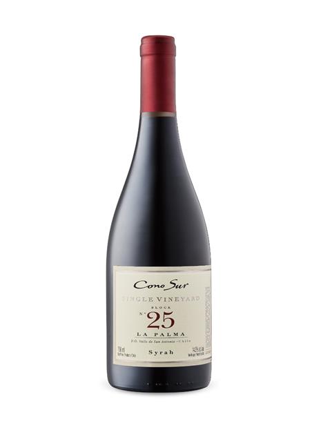 2015 Viña Cono Sur Syrah Single Vineyard Block 25 La Palma, Chile, San ...