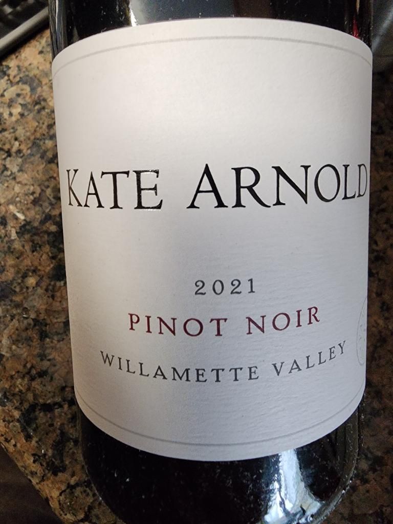 2022 Kate Arnold Pinot Noir, USA, Oregon, Willamette Valley - CellarTracker