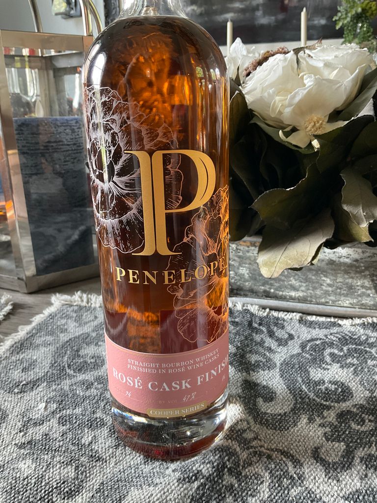NV Penelope Rosé Cask Finish Straight Bourbon Whiskey, 47%, USA ...