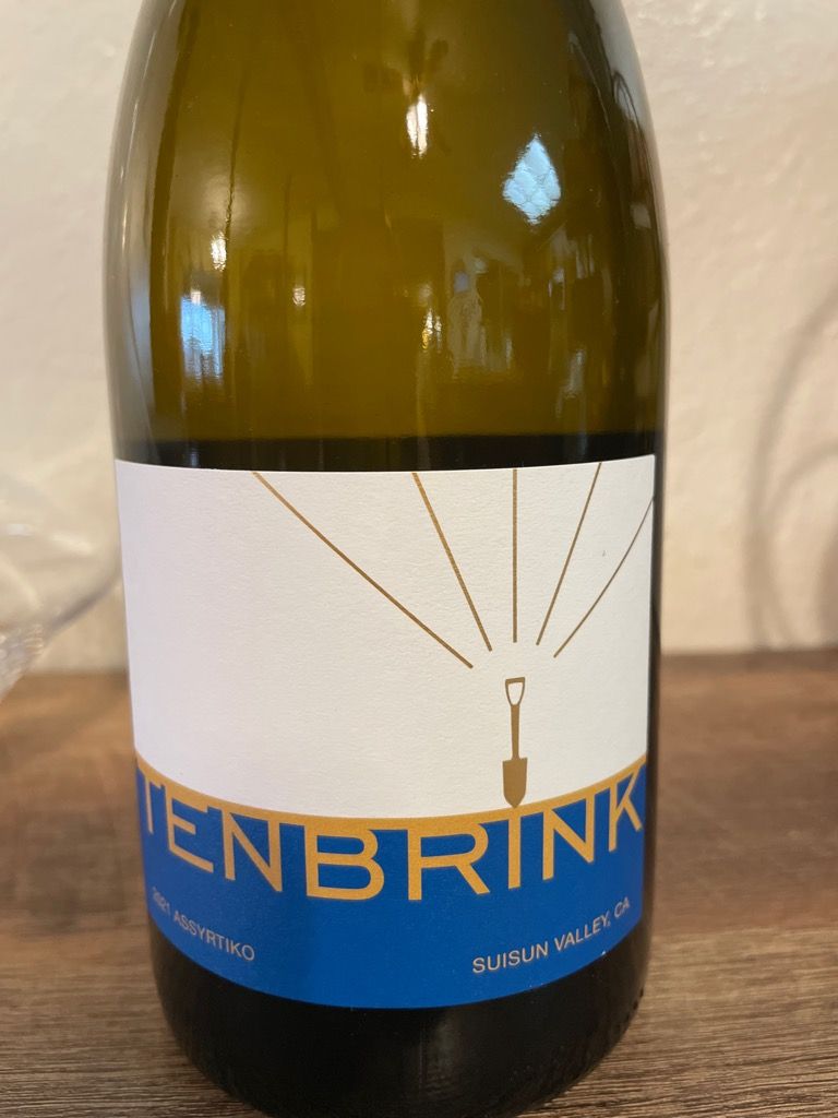 2022 Tenbrink Vineyards Assyrtiko, USA, California, North Coast, Suisun ...