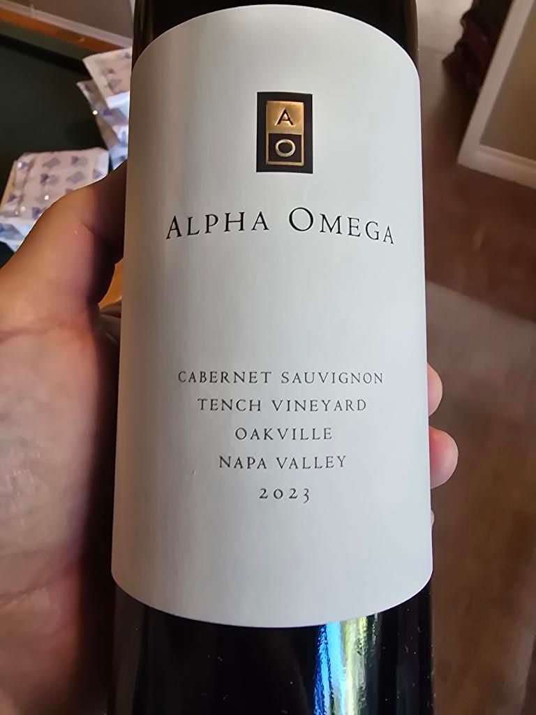 2023 Alpha Omega Cabernet Sauvignon Tench Vineyard, USA, California ...