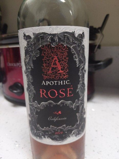 2018 Apothic Rosé, USA, California - CellarTracker